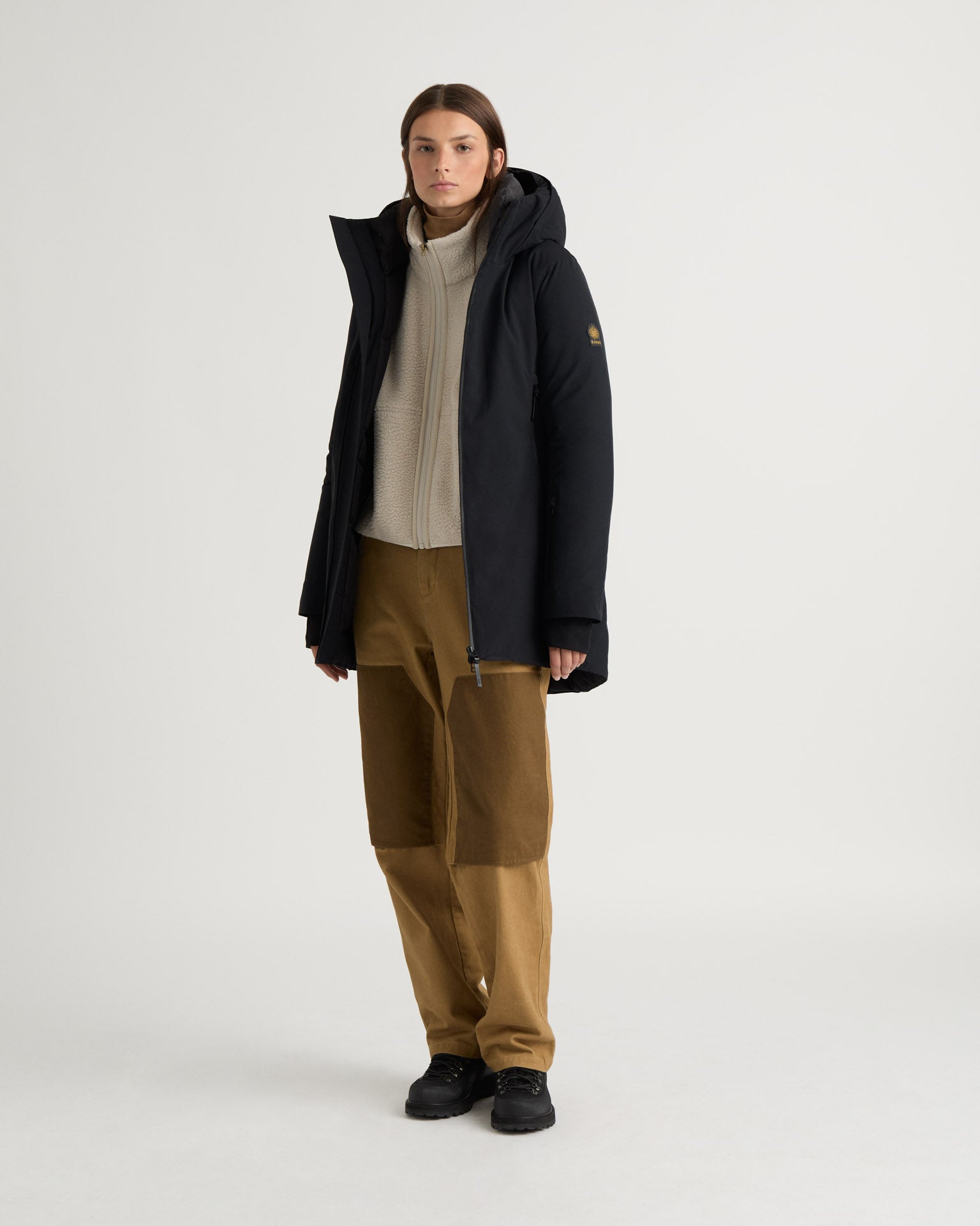 Manteau d'hiver Laurier en Noir jais | Kanuk